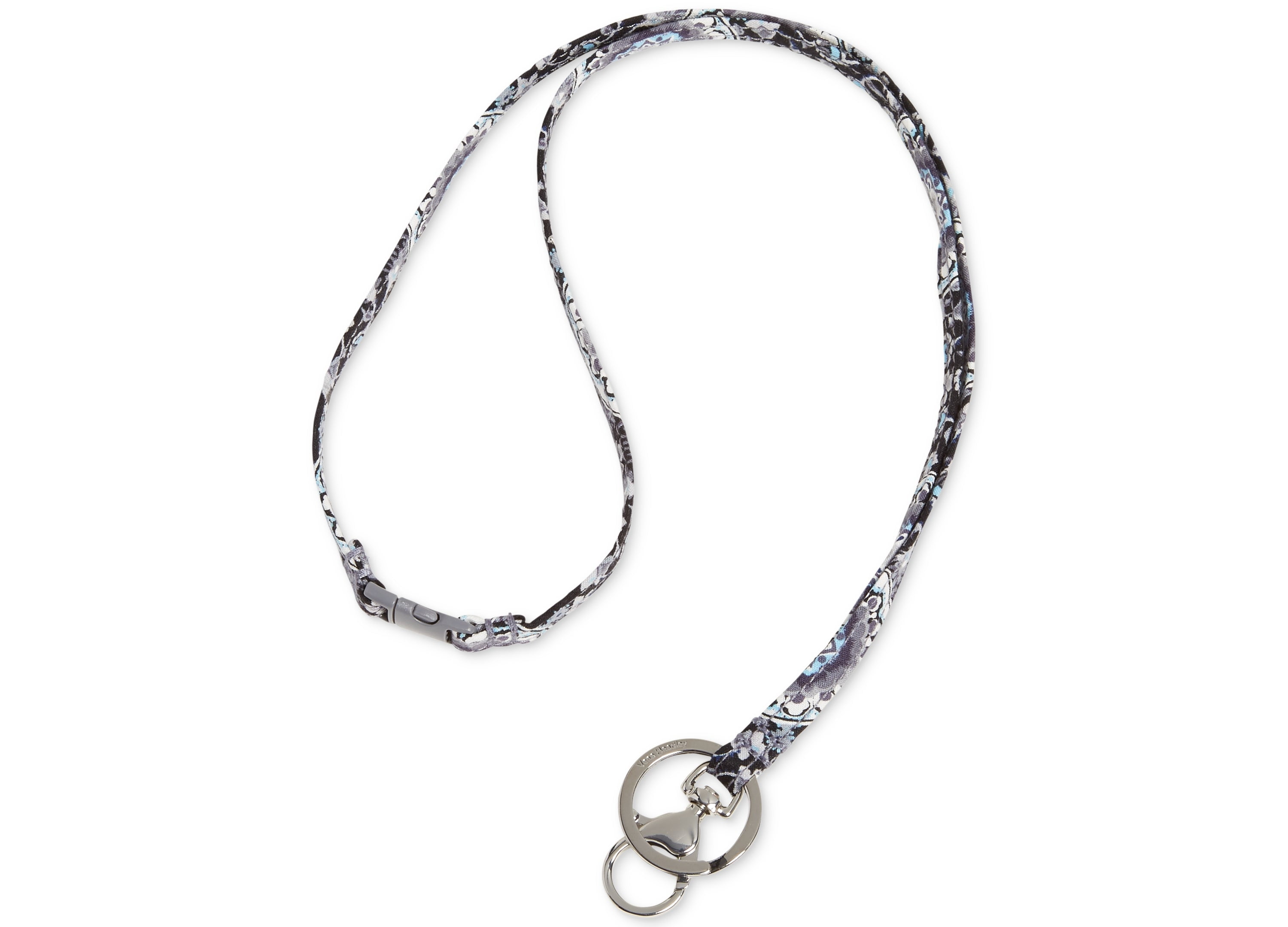 Vera Bradley Women's Cotton Breakaway Lanyard One Size Charcoal ...