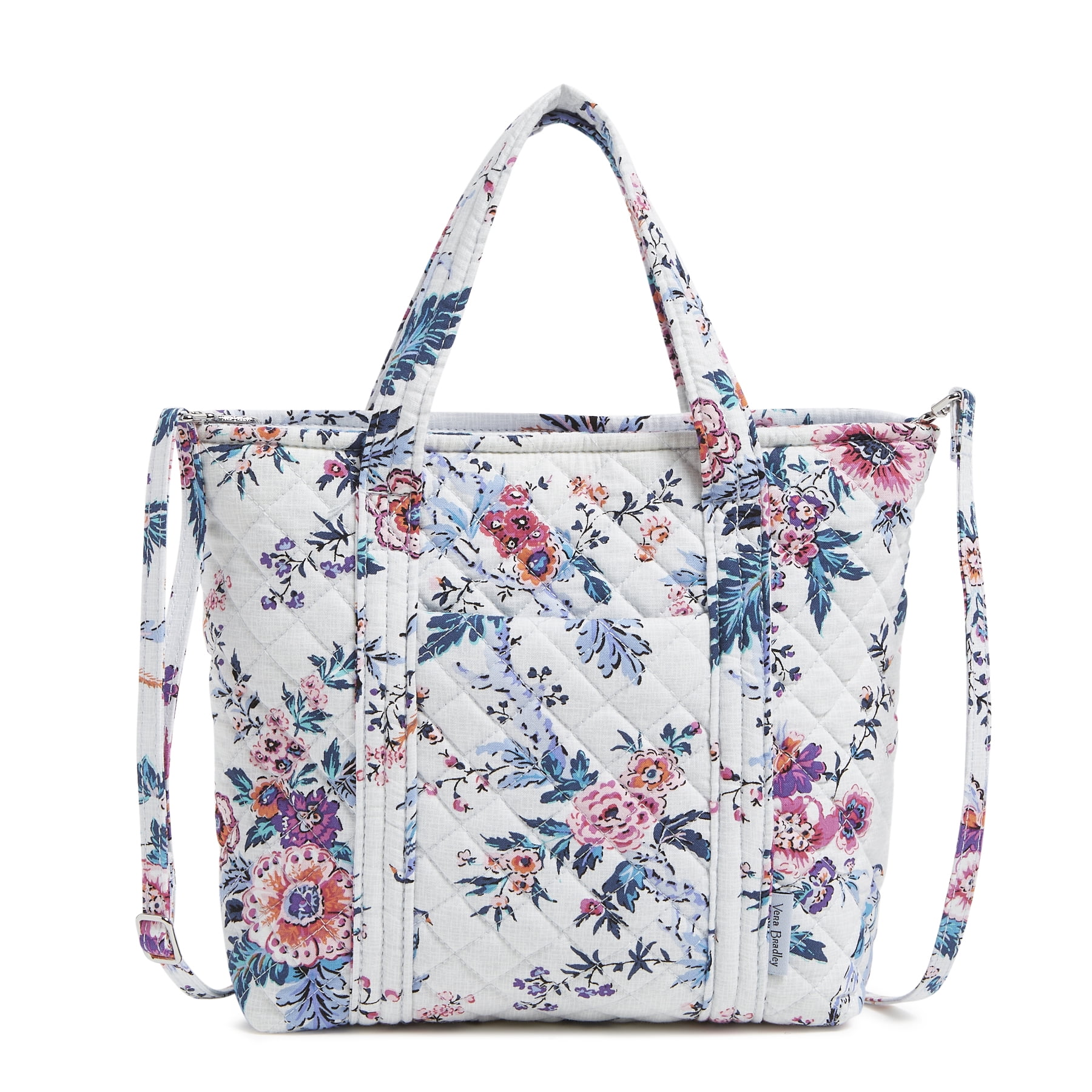 Vera Bradley Women's Cotton Mini Vera Tote Bag Magnifique Floral ...