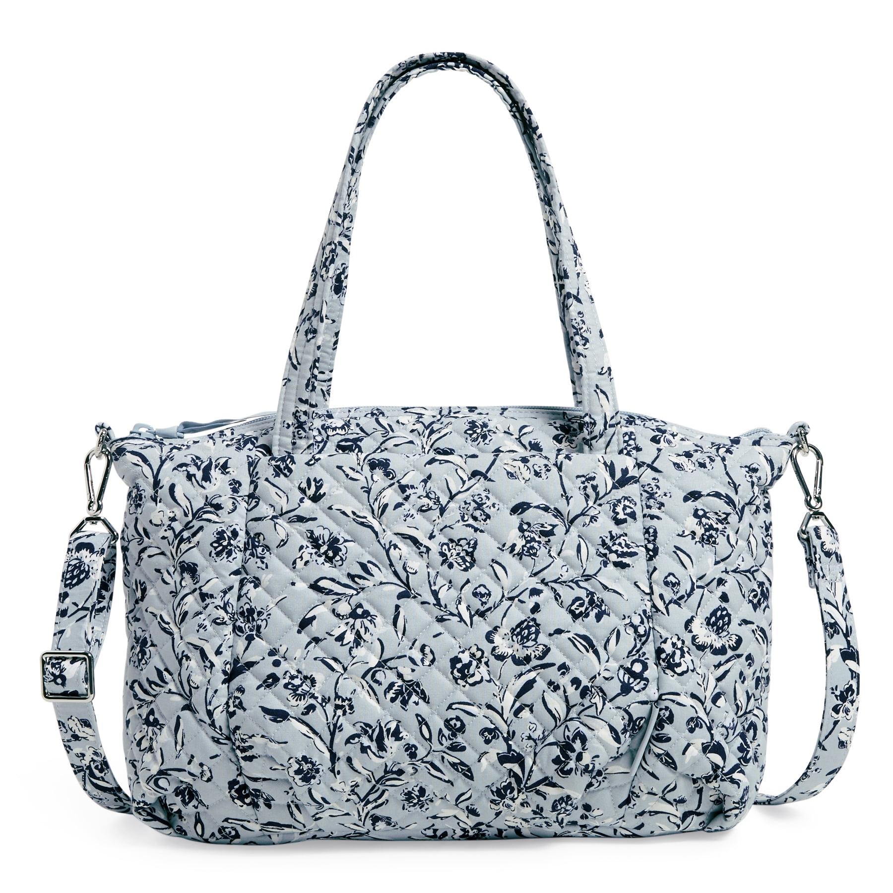 Vera Bradley Women's Cotton Pleated Multi-Strap Satchel - Walmart.com