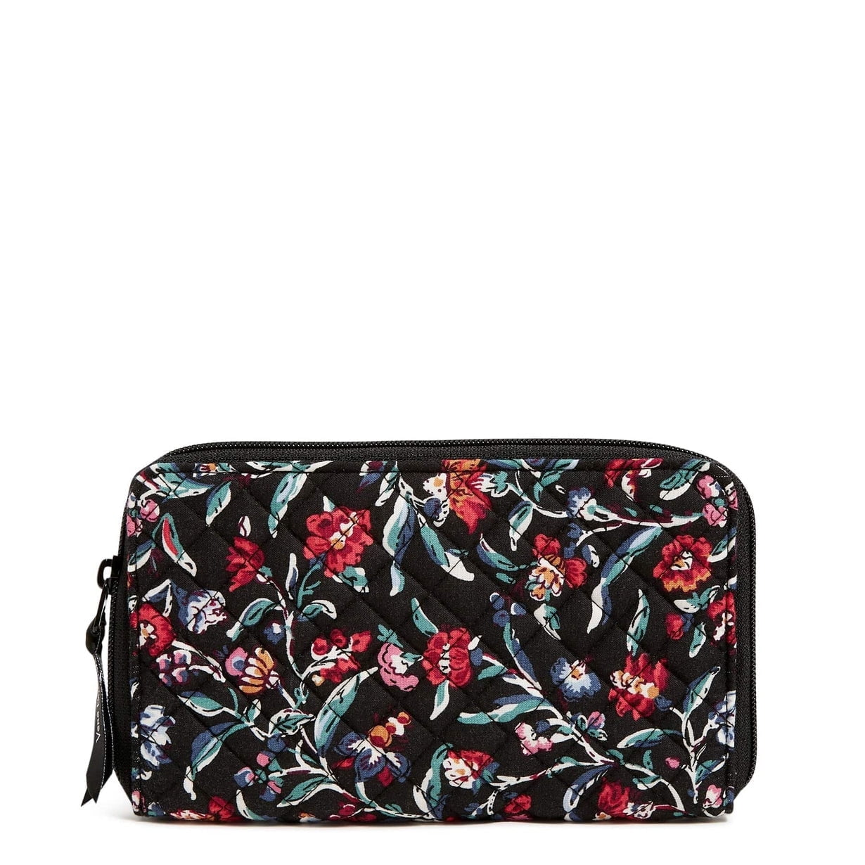 Vera Bradley Women's Cotton RFID Deluxe Travel Wallet in Perennials ...