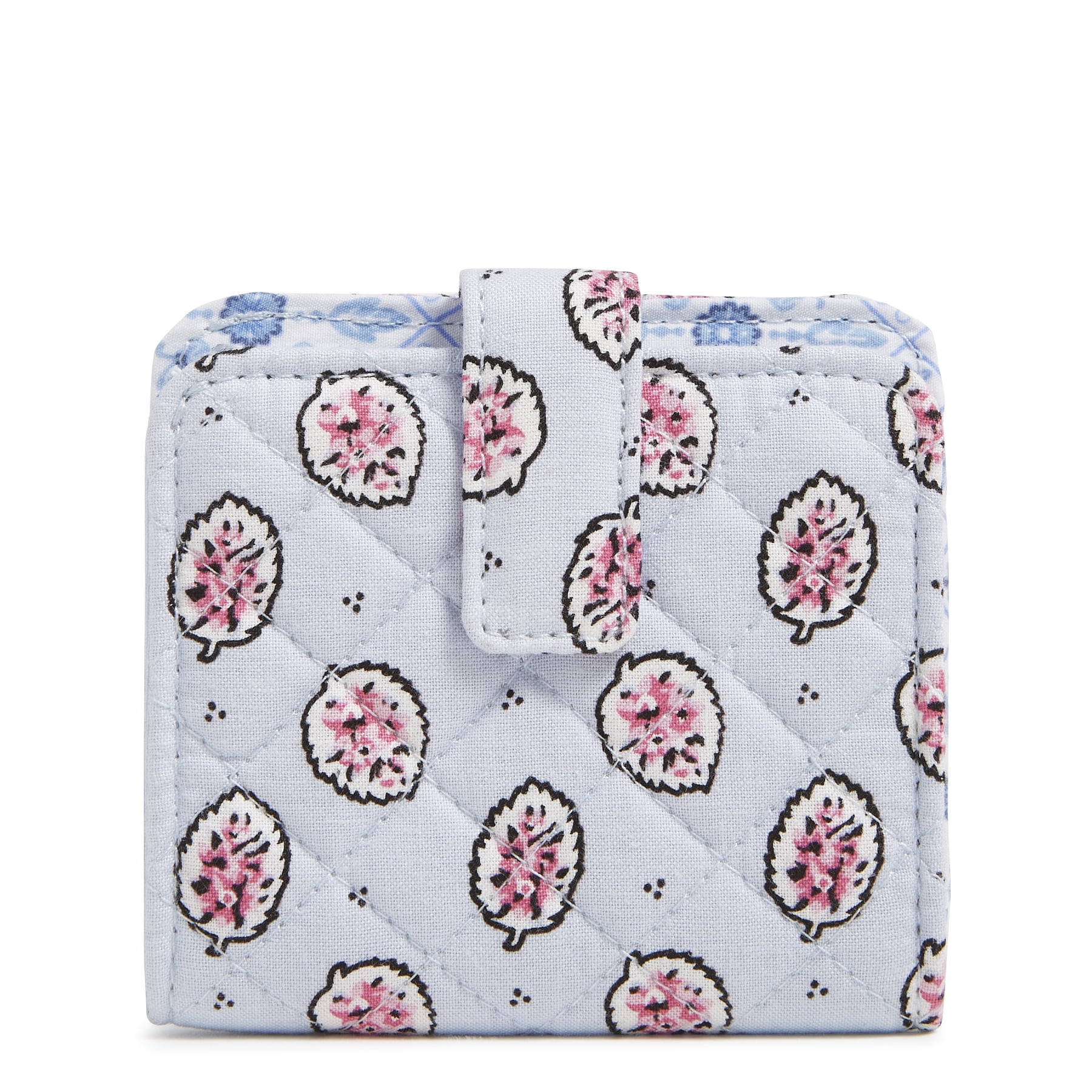 Vera Bradley Women's Cotton RFID Finley Small Wallet Magnifique Leaf ...