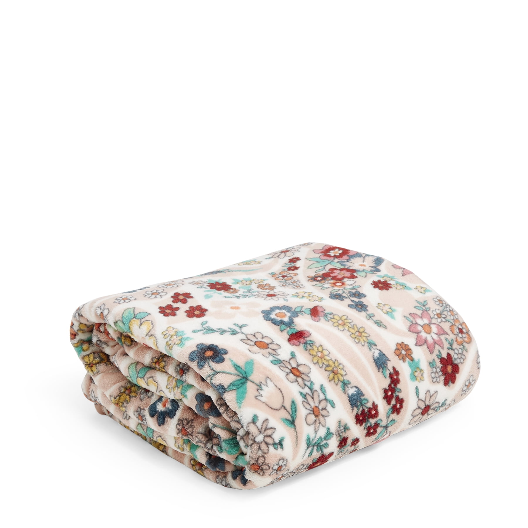 Vera Bradley Women's Soft & Cozy Polyester Plush Fleece Throw Blanket ...