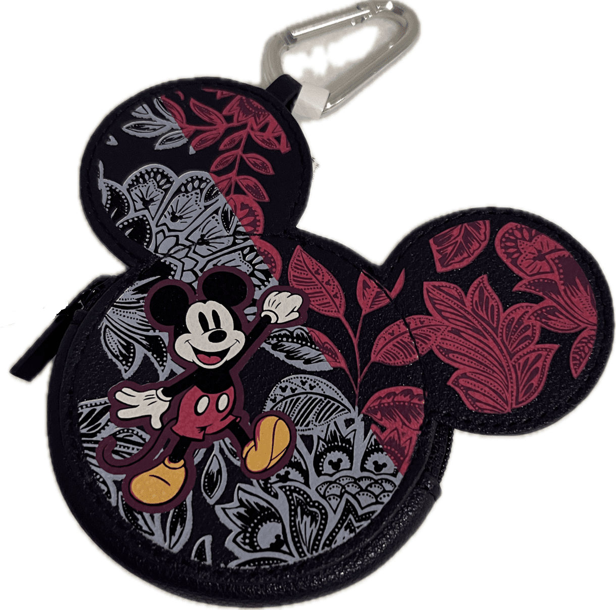 Vera Bradley Women's Mickey Mouse Ears Bag Charm Flirty Floral Tonal ...