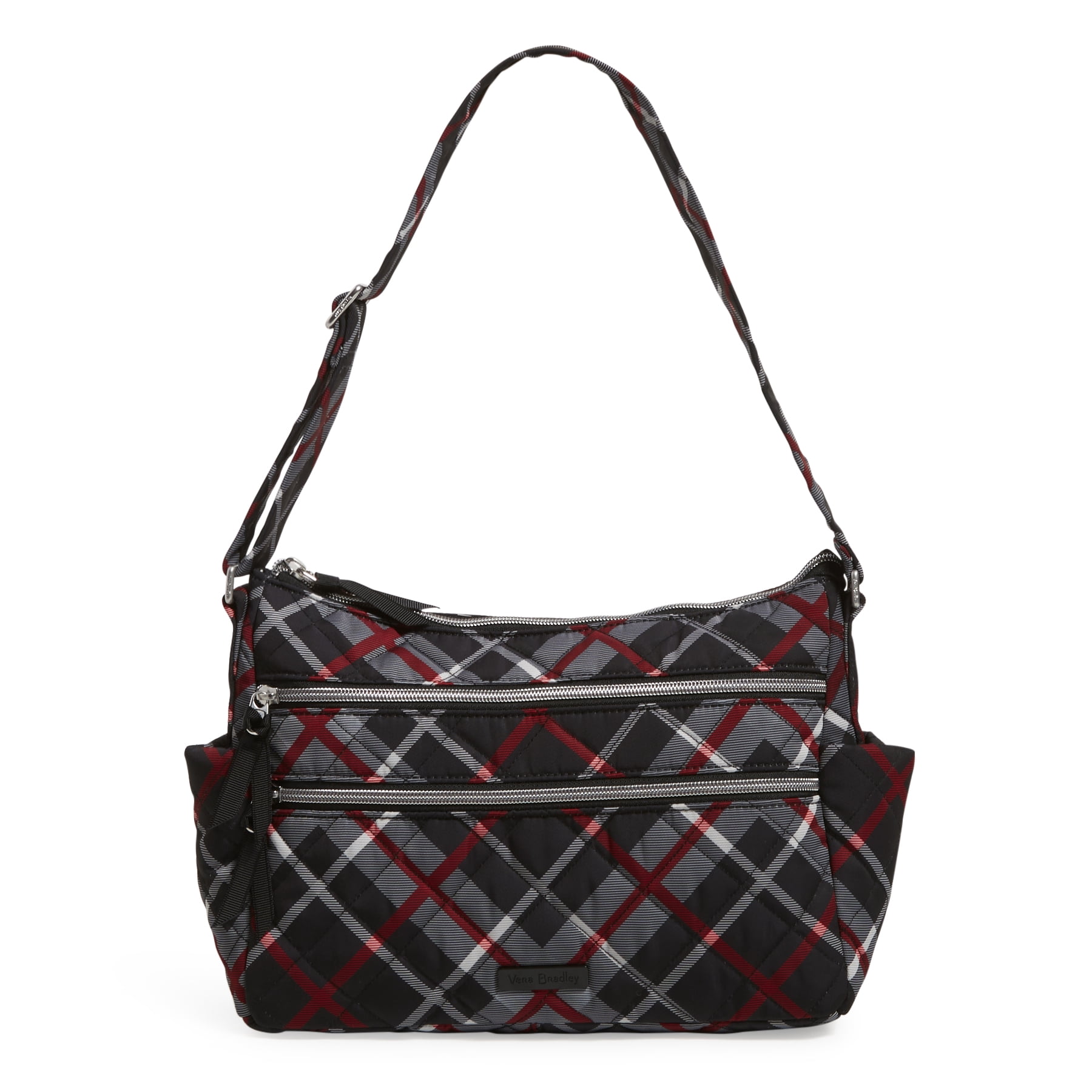 Vera Bradley Women's Performance Twill Triple Zip Shoulder Bag Paris ...