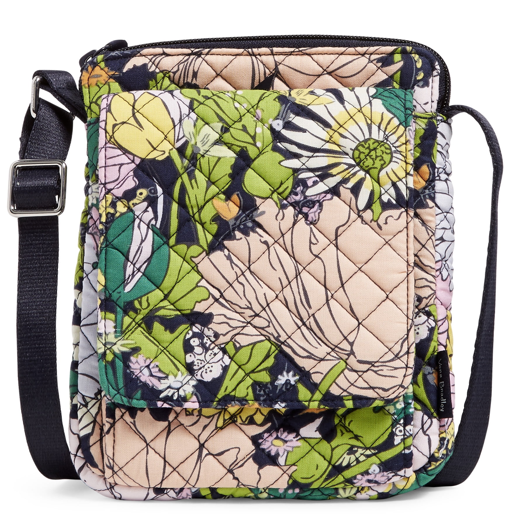 Vera Bradley Women's Recycled Cotton RFID Mini Hipster Bloom Boom ...