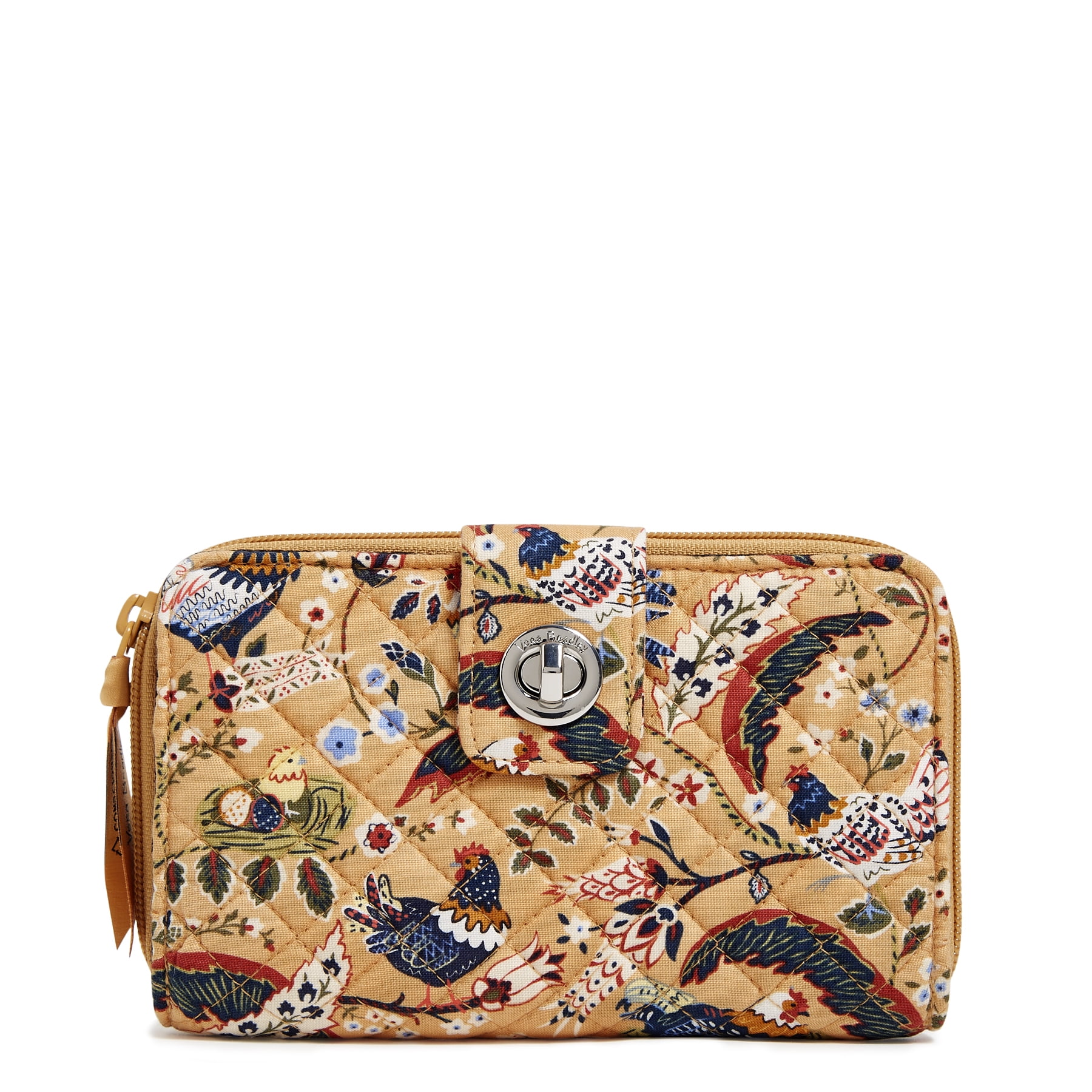Vera Bradley by Vera Bradley Women's RFID French Hens Turnlock Wallet ...