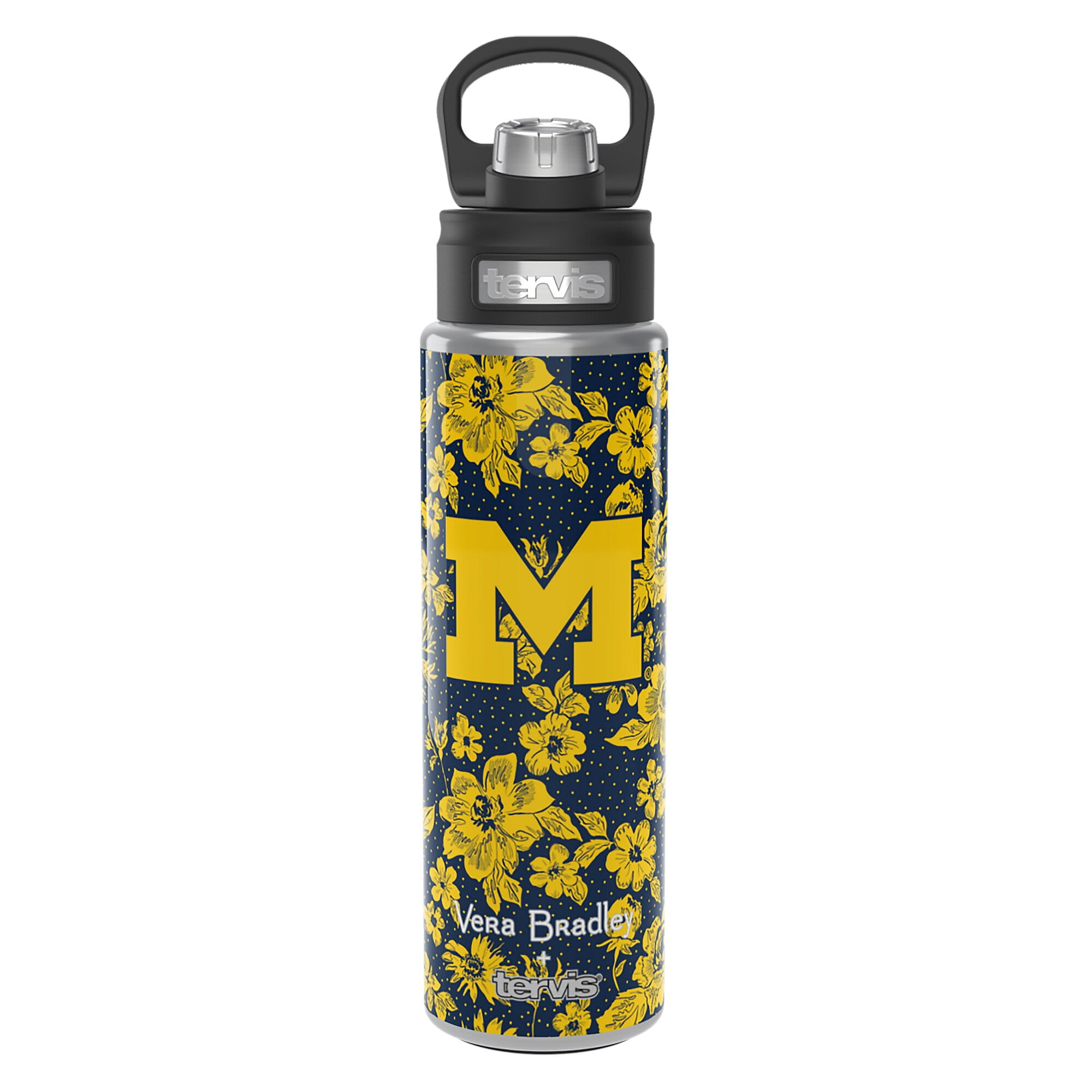 Vera Bradley x Tervis Michigan Wolverines 24oz. Wide Mouth Bottle with ...