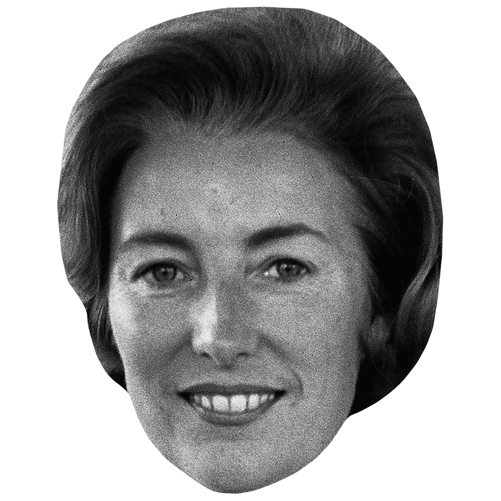 Vera Lynn (BW) Celebrity Mask, Flat Card Face, Fancy Dress Mask ...
