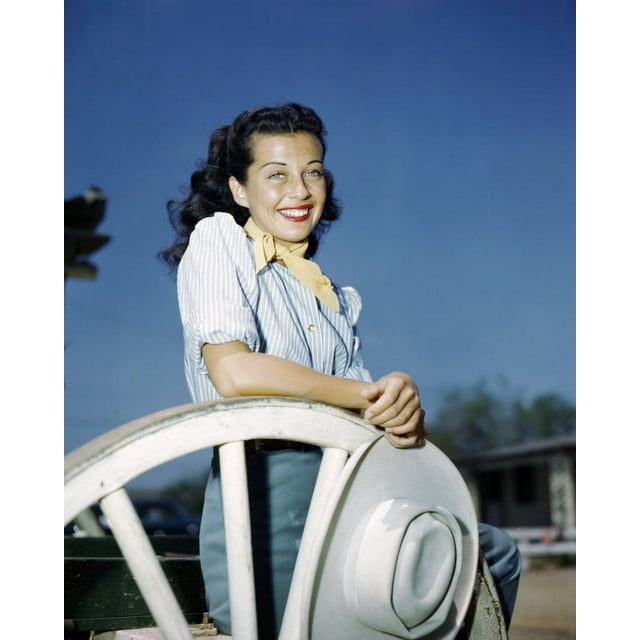 Vera Ralston 24X36 Classic Hollywood Poster In Western Wear By Wagon ...