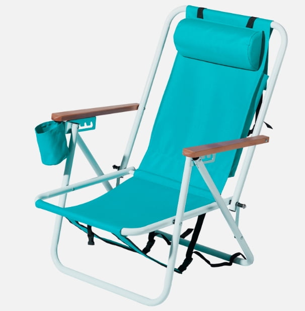 Verabella 1 Pcs Backpack Beach Chair Folding Camping Chair,Foldable ...