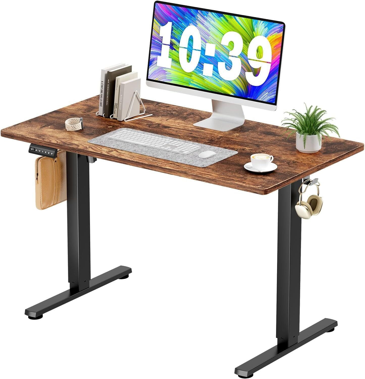 Verabella 40 Inch Electric Standing Desk Home Office Height Adjustable ...