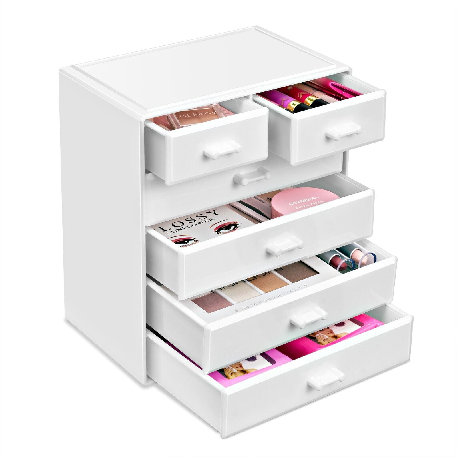 Verabella Acrylic Makeup Organizer - Organization and Storage Case for ...