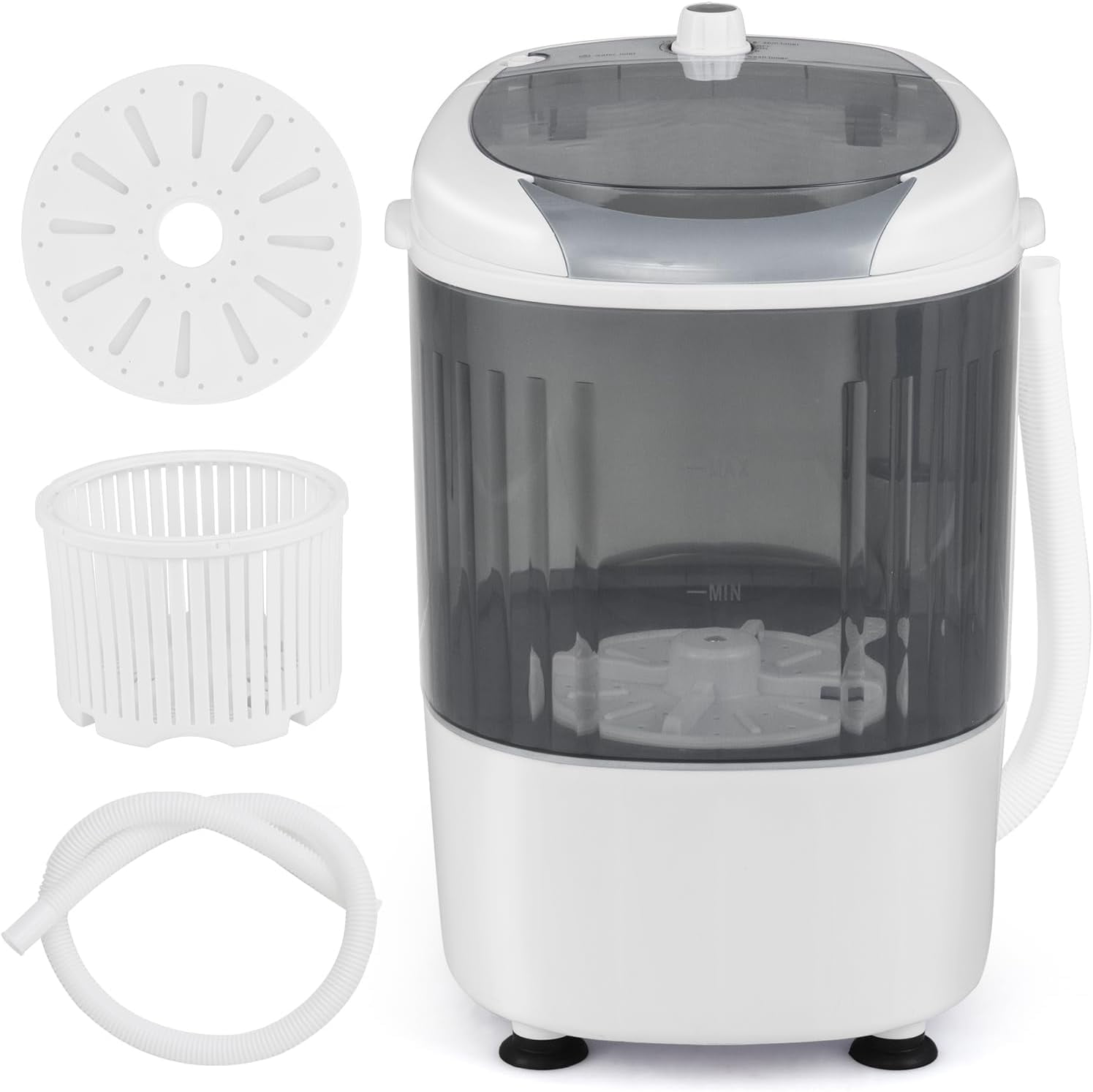 Verabella Mini Washer and Dryer Combo, 5.5 Lbs Mini Laundry Washer ...