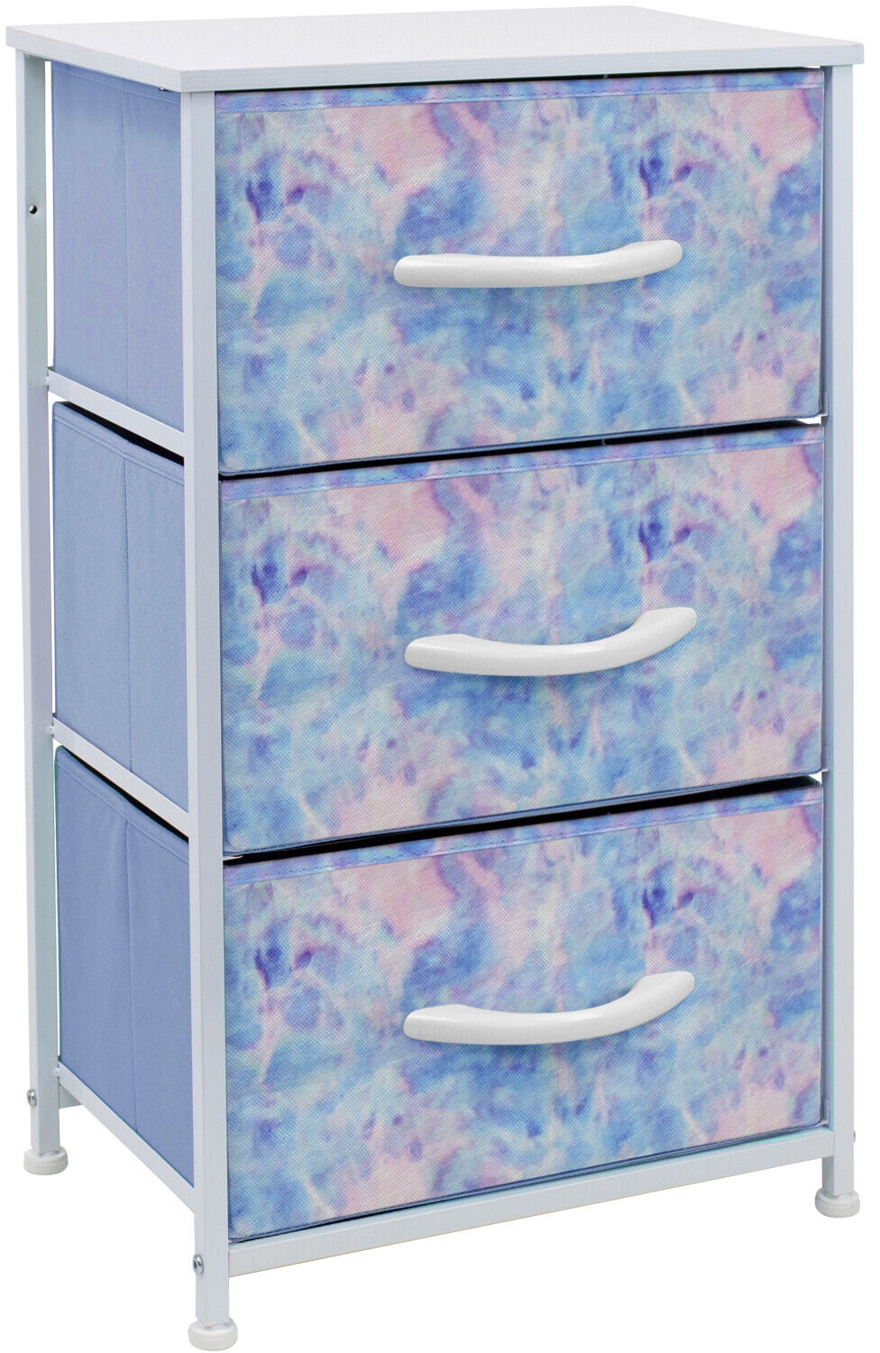 Verabella Nightstand Storage Organizer Chest with 3 Drawers - Kids ...