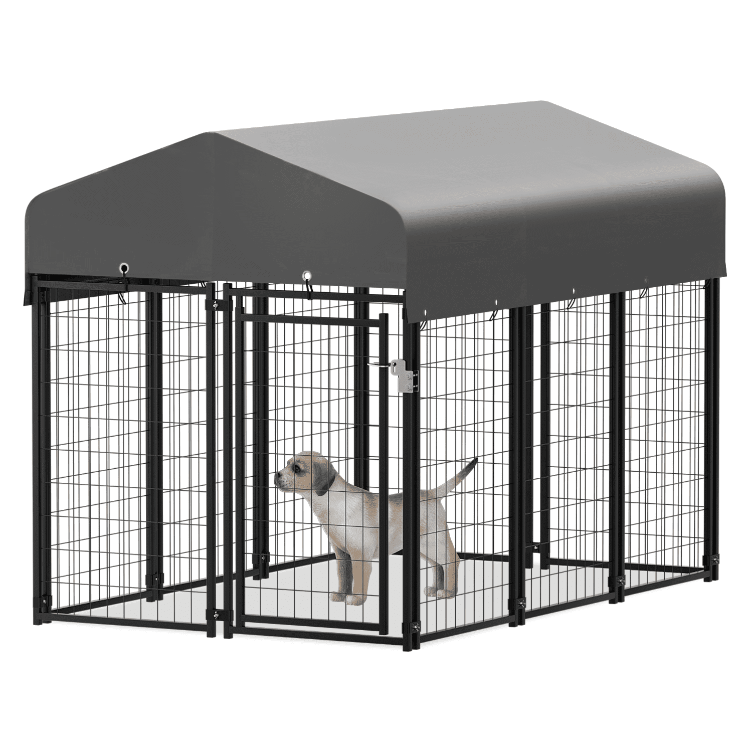 Verabella Outdoor Dog Kennels for Small/Medium Dogs, Weatherproof Dog ...