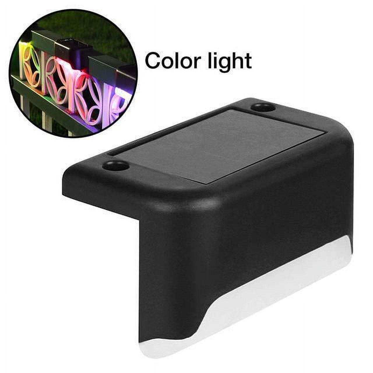 Verabella Solar Deck Lights Outdoor, 8 Pack Waterproof LED Solar Lights ...