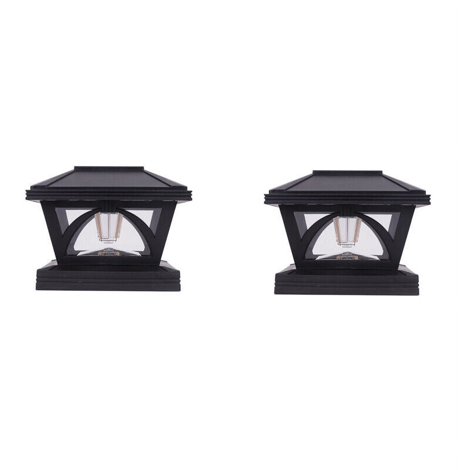 Verabella Solar Post Lights Outdoor, 2 Pack Fence Post Solar Lights ...
