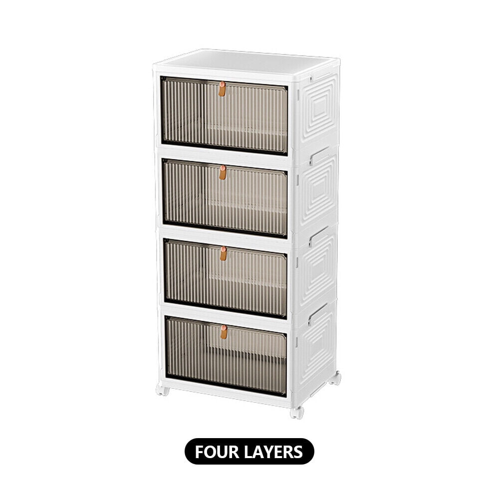 Verabella Stackable Plastic Storage Bins, Storage Containers with ...