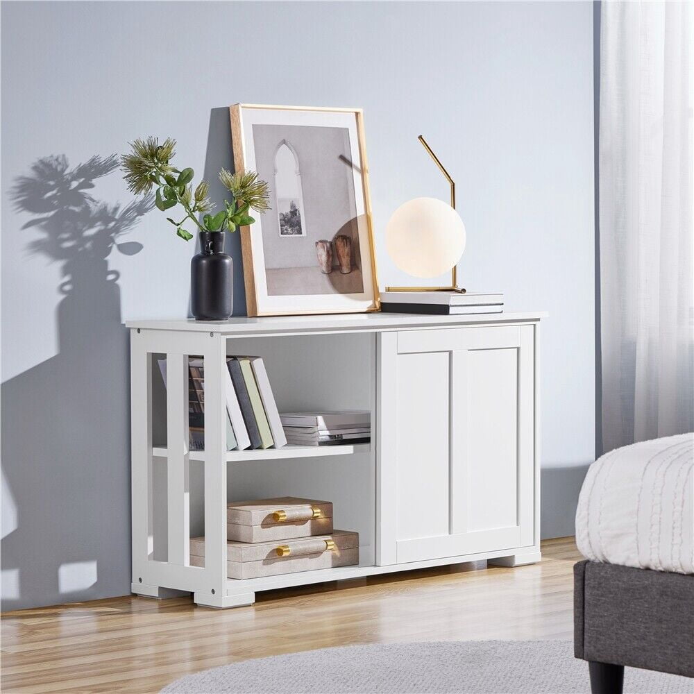 Verabella Storage Cabinet Kitchen Buffet Cabinet Sideboard with Sliding ...