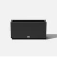 "Veradek Outdoor Rectangular Black Garden Planter, 32"" Long Box Medium ...