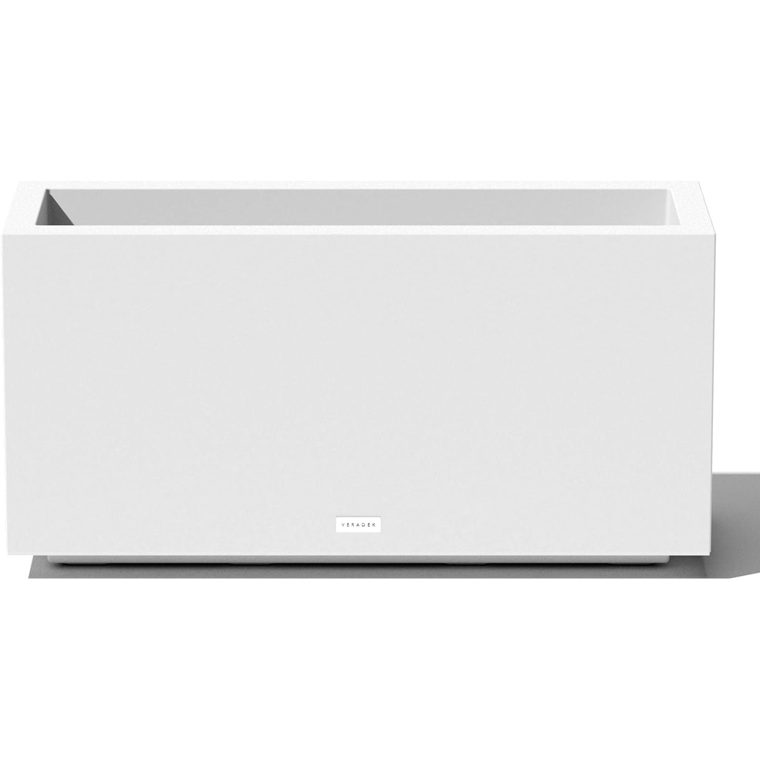 Veradek Block Series Long Box Planter - Large Rectangular Planter for ...