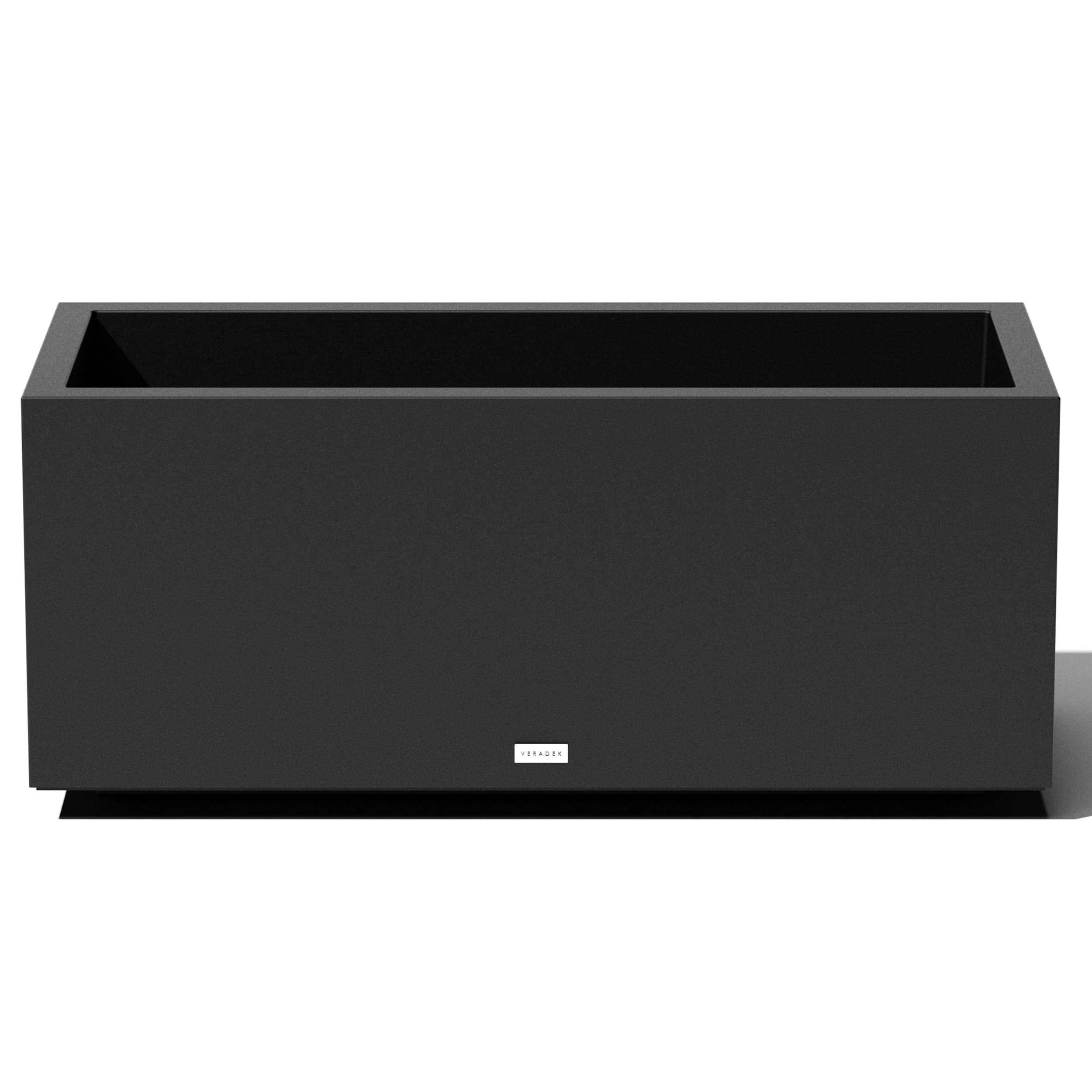 Veradek Block Series Long Box Planter - Large Rectangular Planter for ...