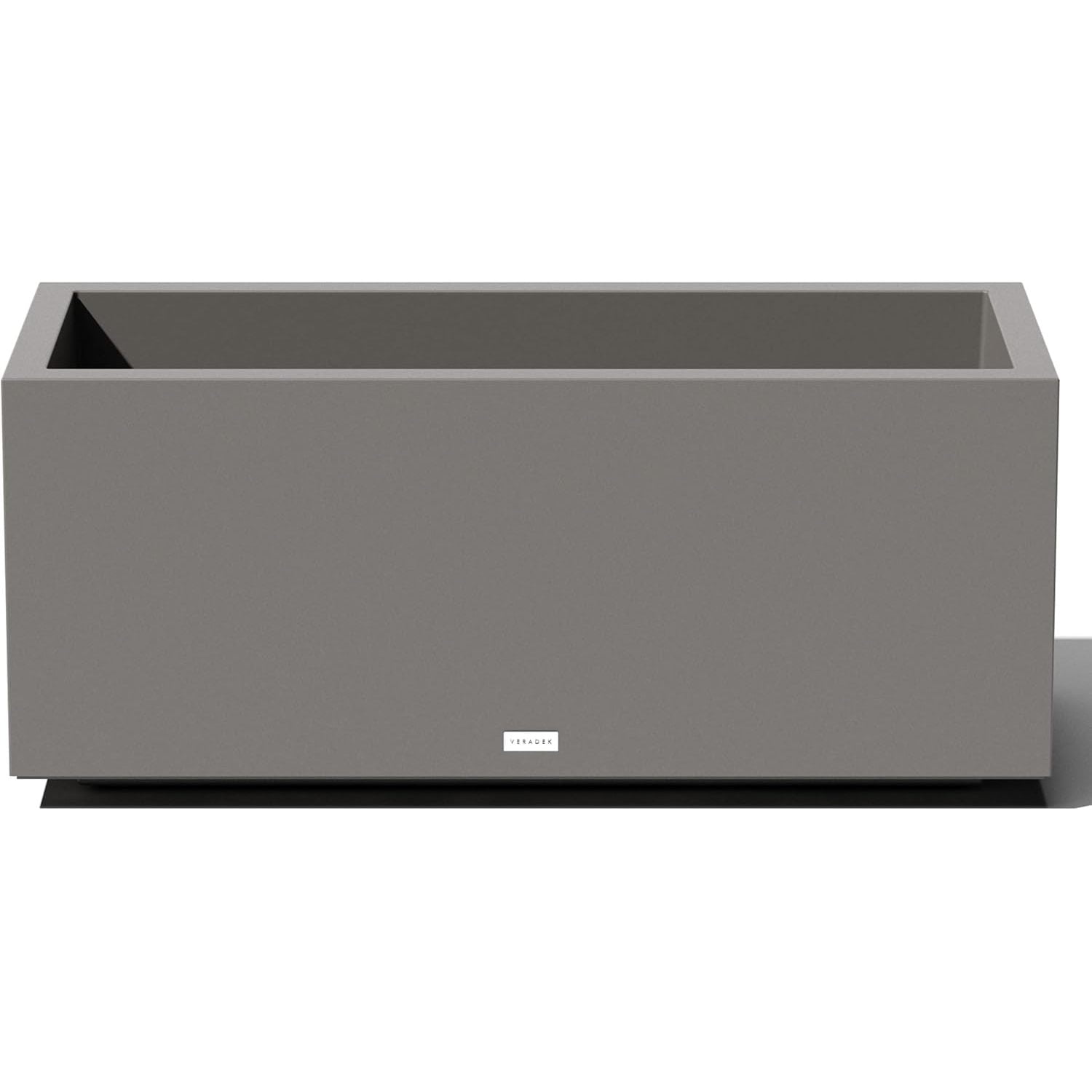 Veradek Block Series Long Box Planter - Large Rectangular Planter for ...