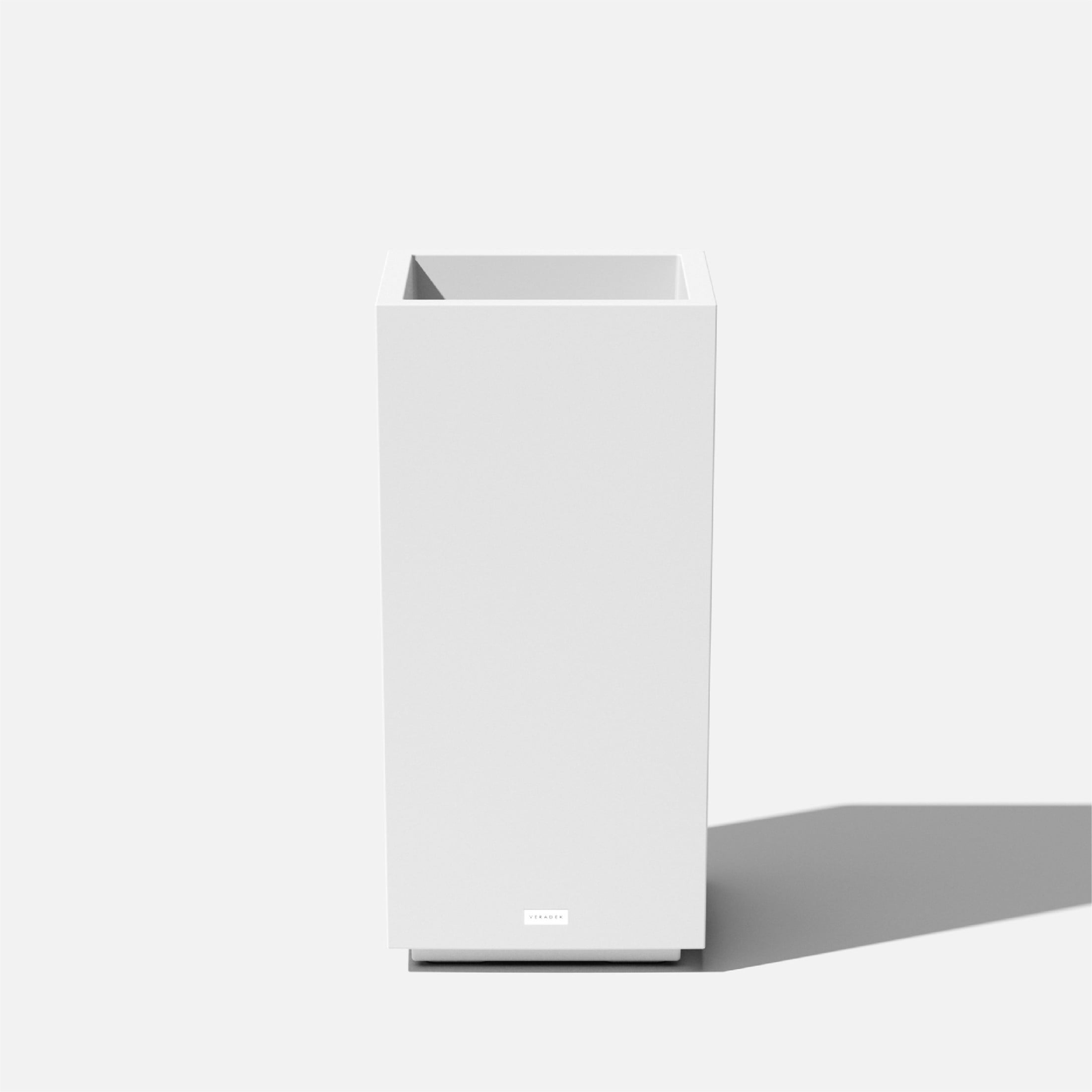 "Veradek 32"" Tall Outdoor Garden Planting Modern Plastic Planter ...