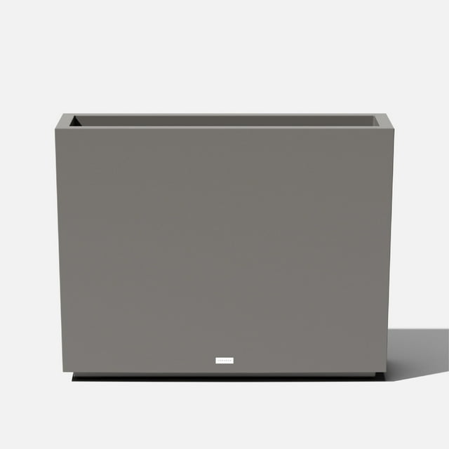 "Veradek Large Outdoor Patio Rectangle Plastic Planter, 30"", Gray ...