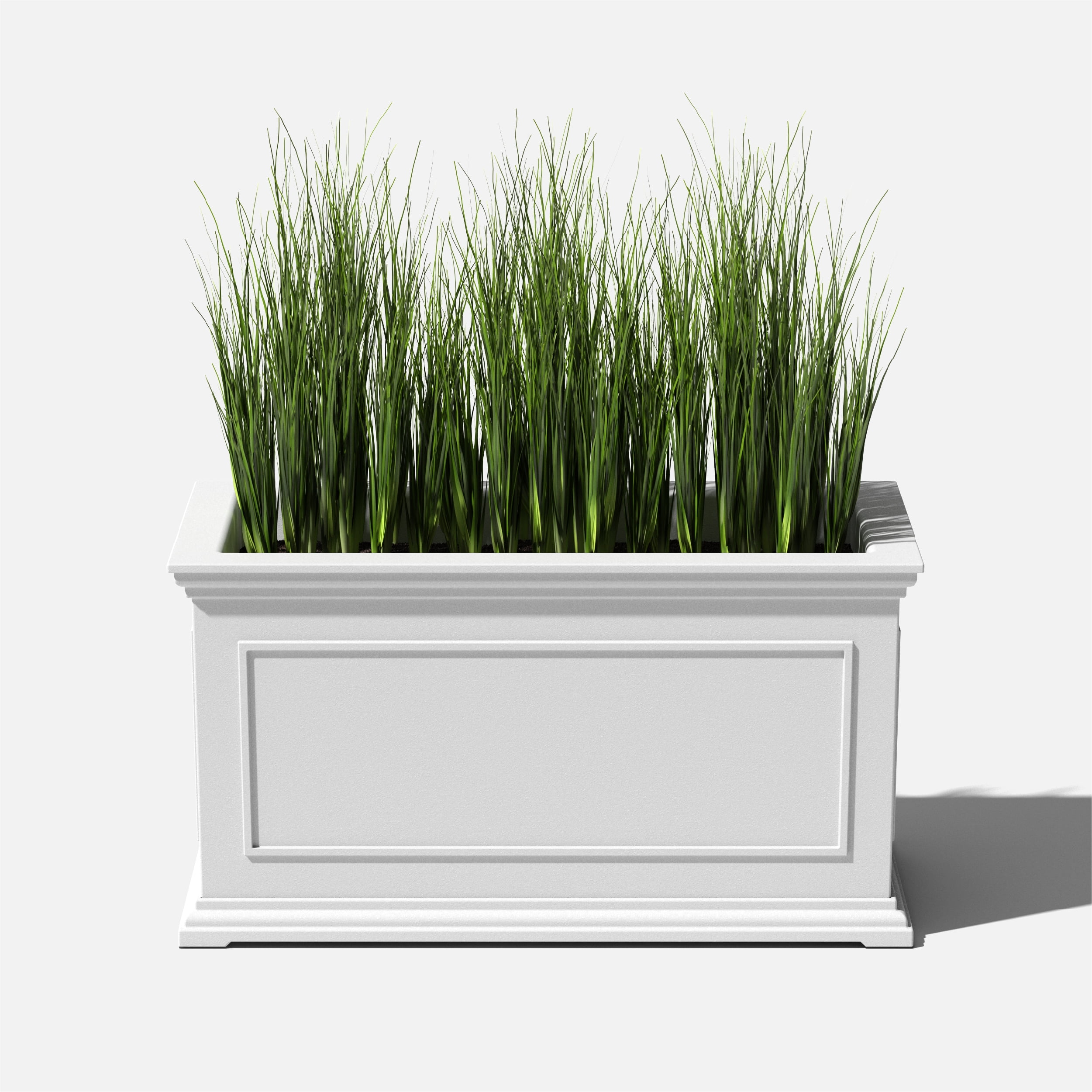 "Veradek Brixton Rectangular Outdoor Patio Deck Porch Long Planter Box ...