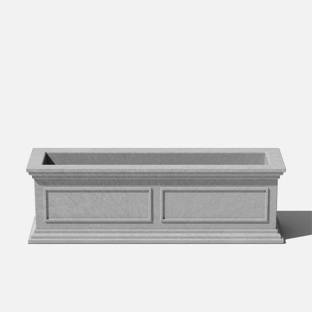Veradek Brixton Window Box 36" Plastic Planter - Gray - Walmart.com