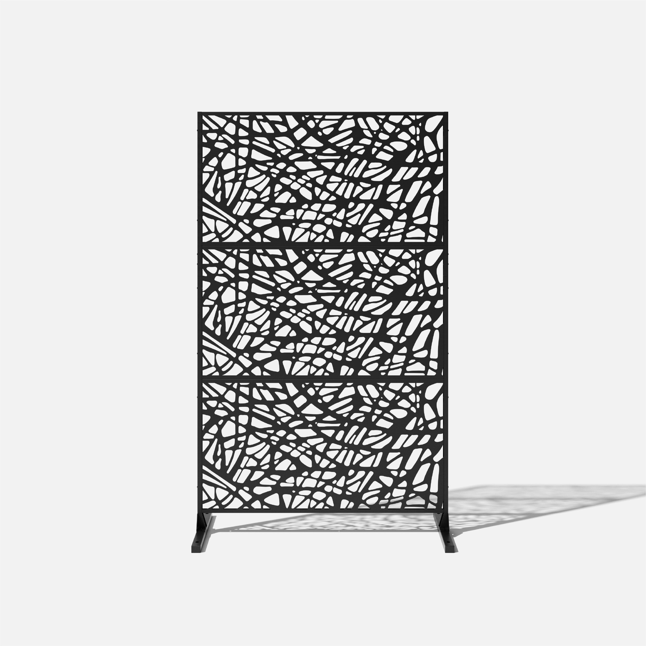 Veradek Outdoor Privacy Screen 3-Panel Set w/ Stand - (Web) - Walmart.com