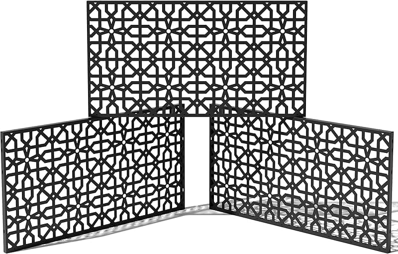 Veradek Outdoor Privacy Screen Series - Parilla Privacy Screen Set w ...