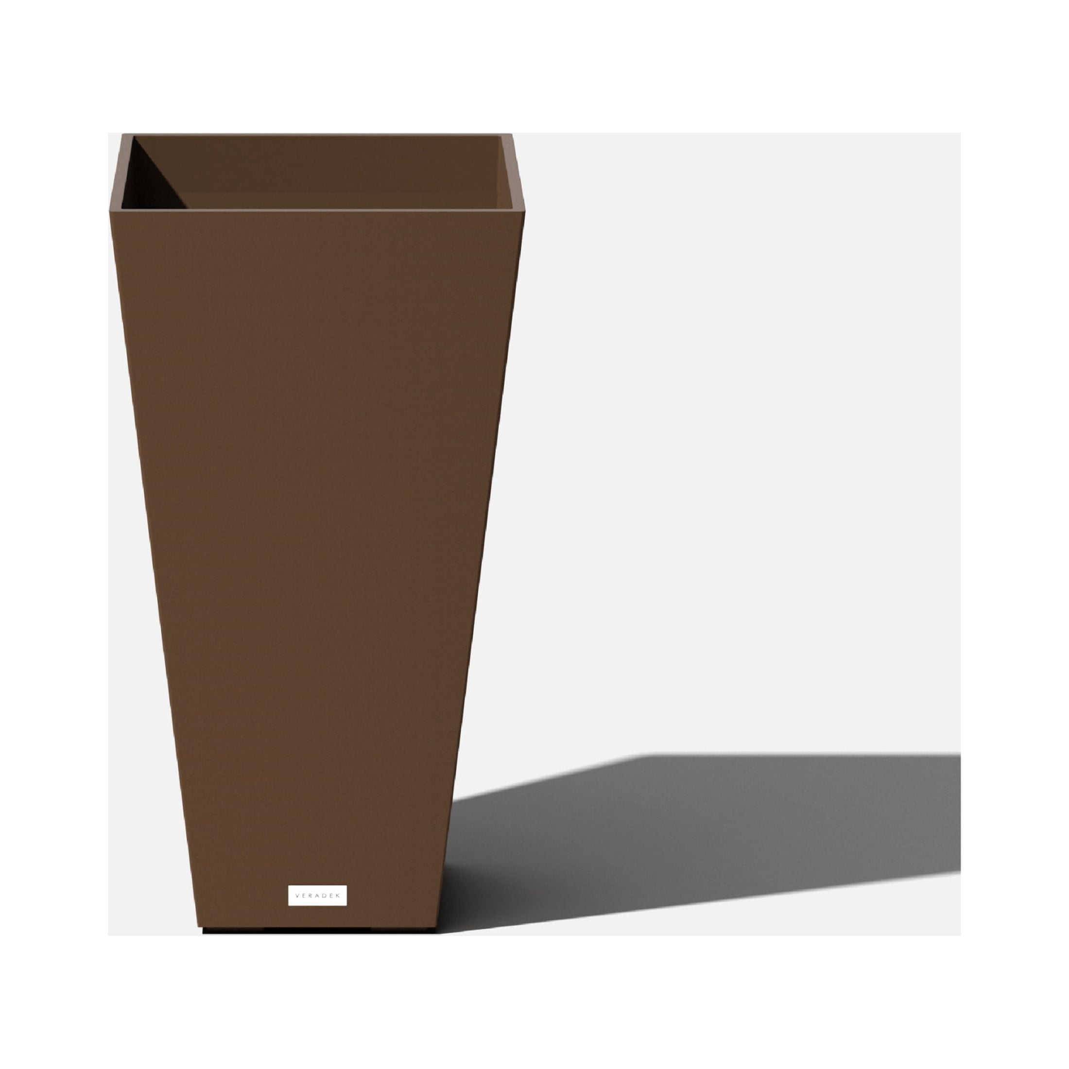 Veradek Pure Series Midland 26" Plastic Planter - Espresso - Walmart.com