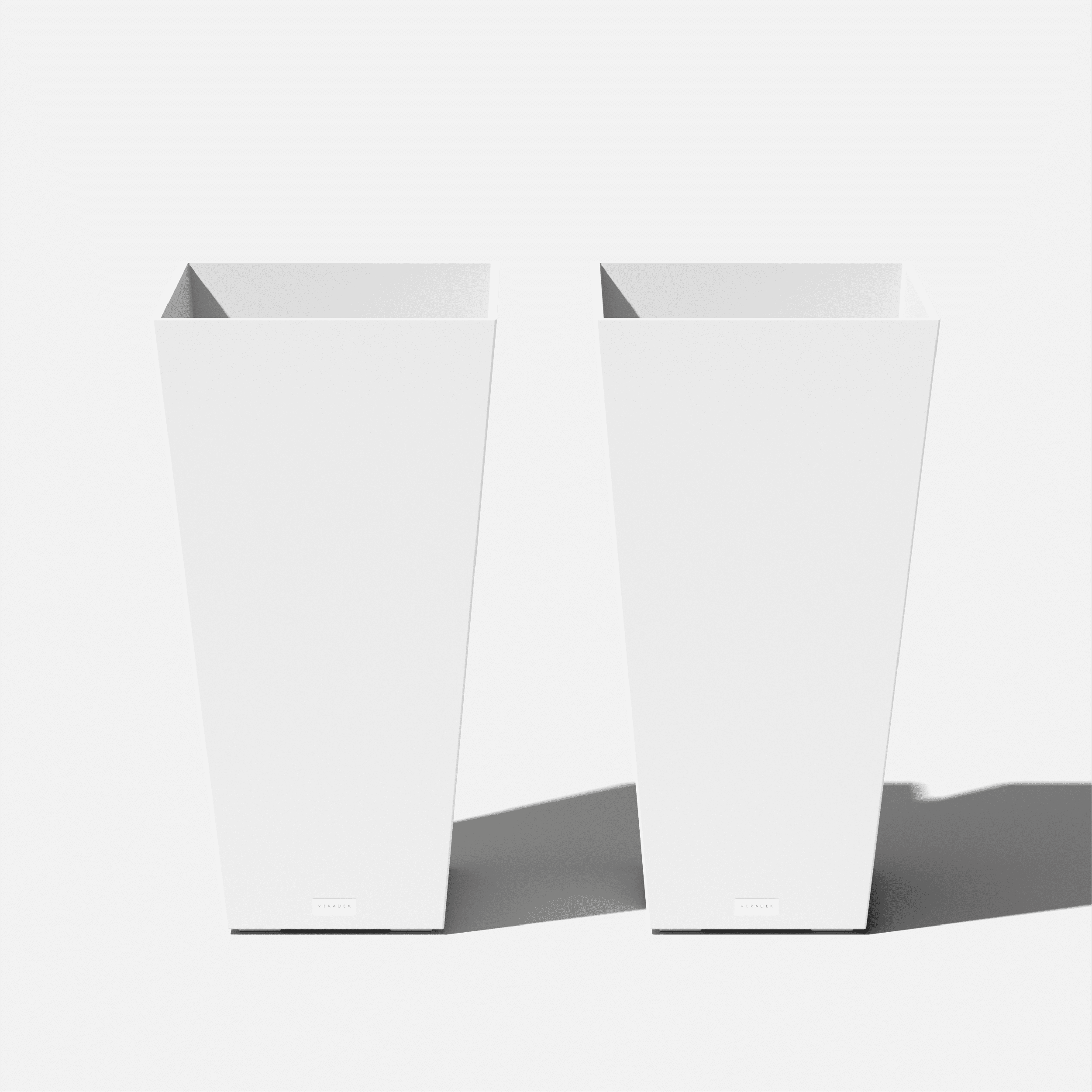 Veradek Pure Series Midland 30" Planter 2 Pack White - Walmart.com
