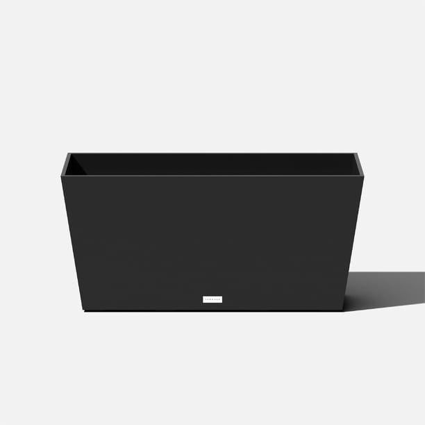 Veradek Pure Series Midori 31" Plastic Planter - Black - Walmart ...