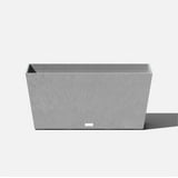 Veradek Outdoor Midori 31" Gray Plastic Planter, Trough Design, Pre ...