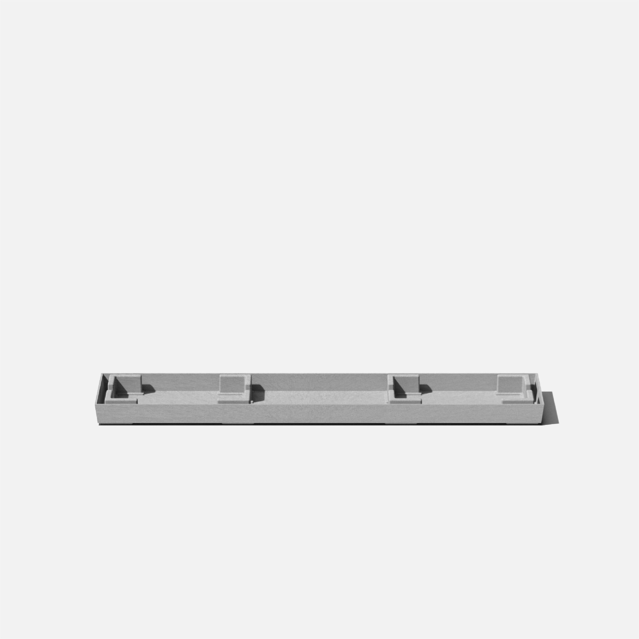 Veradek Pure Series Midori 31" Plastic Planter Tray - Gray - Walmart ...