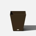 Veradek Pure Series Nobleton 18" Plastic Planter - Espresso - Walmart.com