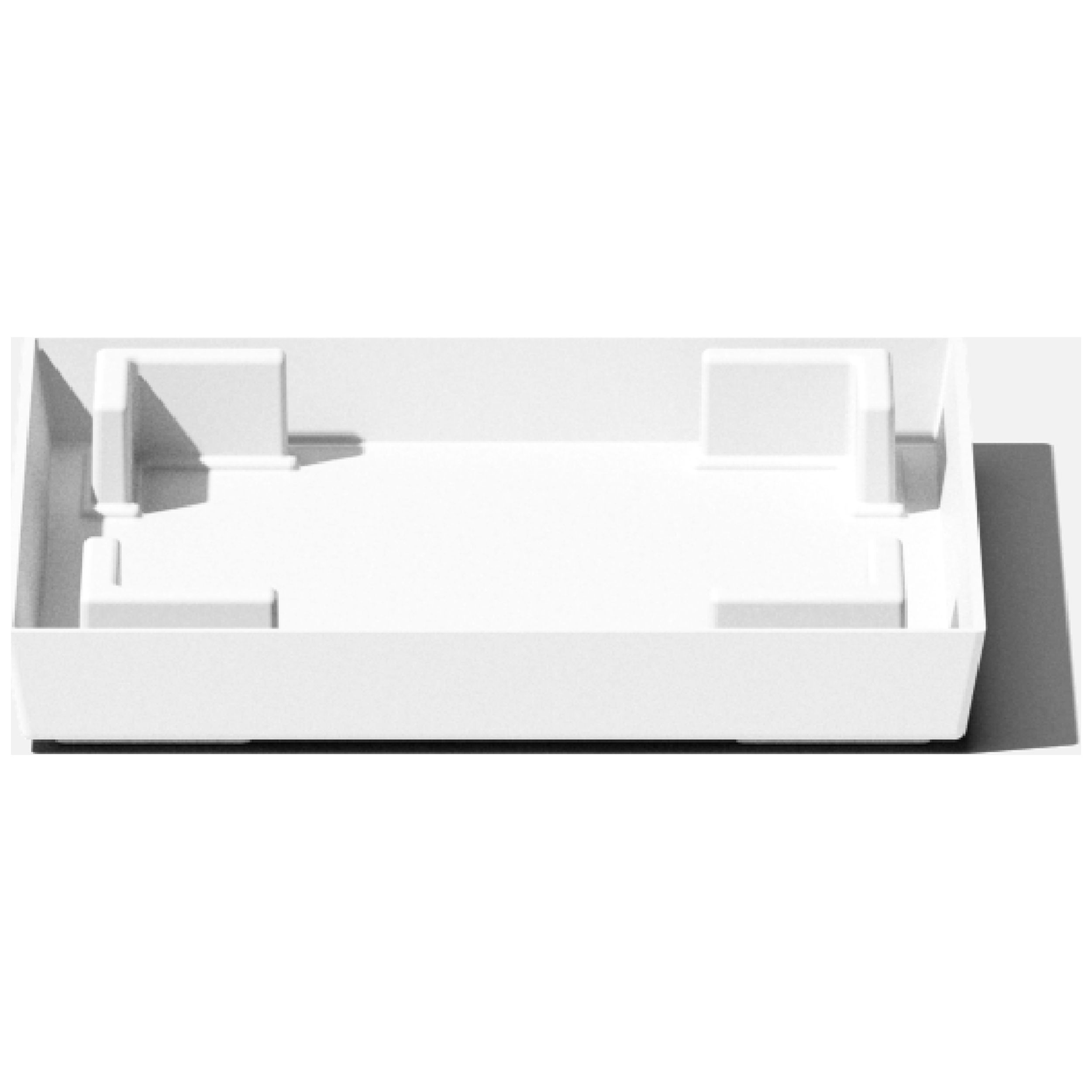 Veradek Pure Series Nobleton 18" Plastic Planter Tray - White - Walmart.com