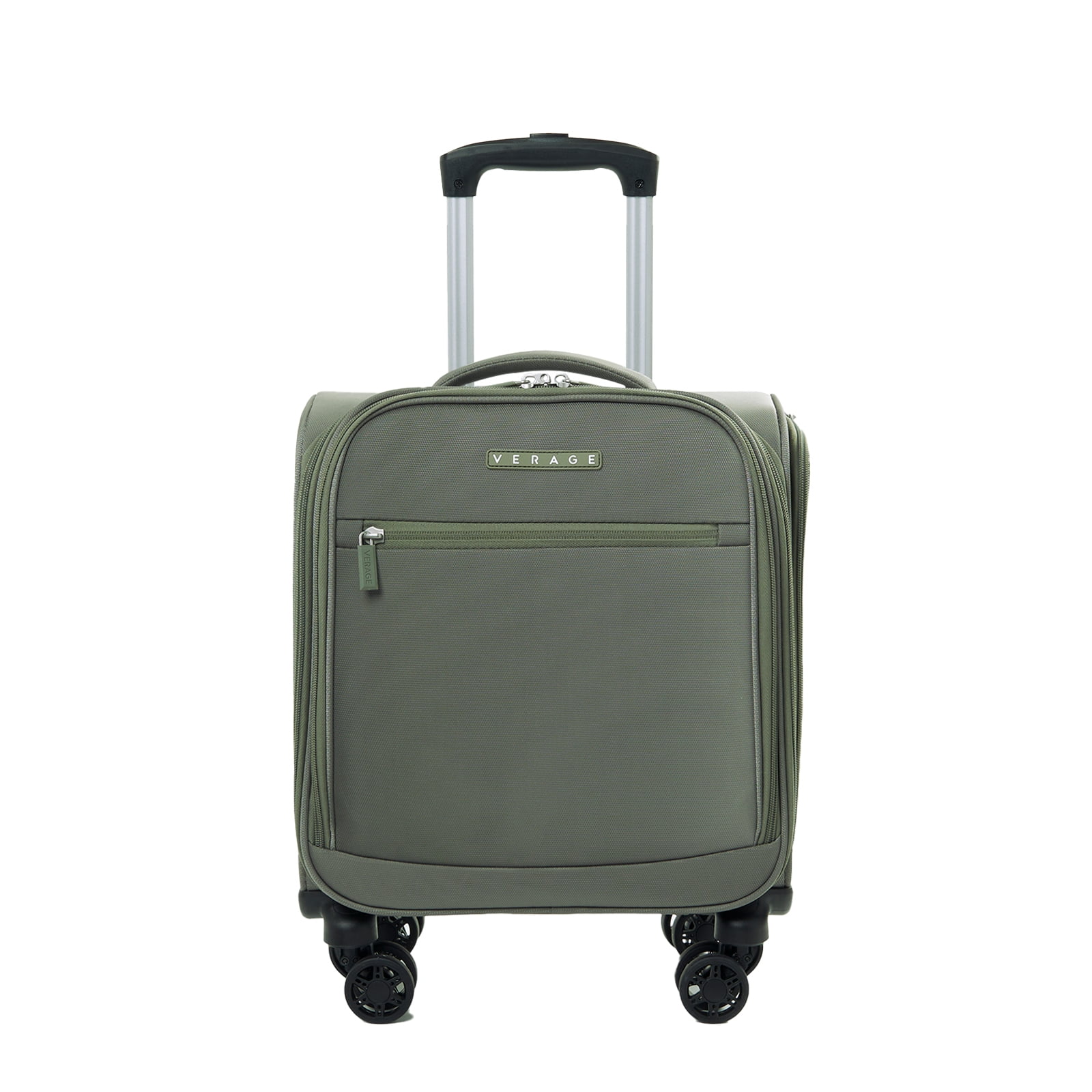 Verage Underseat Carry On Luggage with Wheels, 14.5-Inch Spinner Small Suitcase, Softside ...