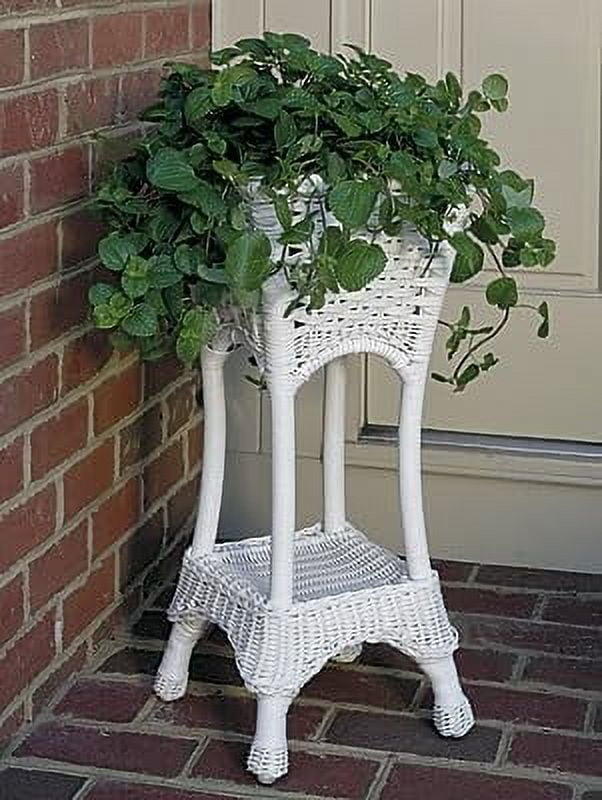 Veranda Resin Wicker Square Plant Stand - Walmart.com