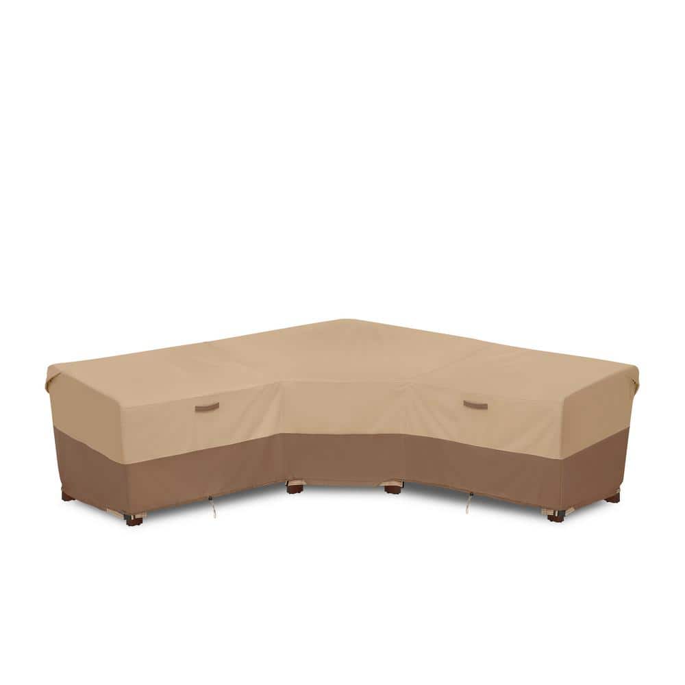 Veranda's Best 115 in. x 33.5 in. x 31 in. Earth V-Shape Patio ...