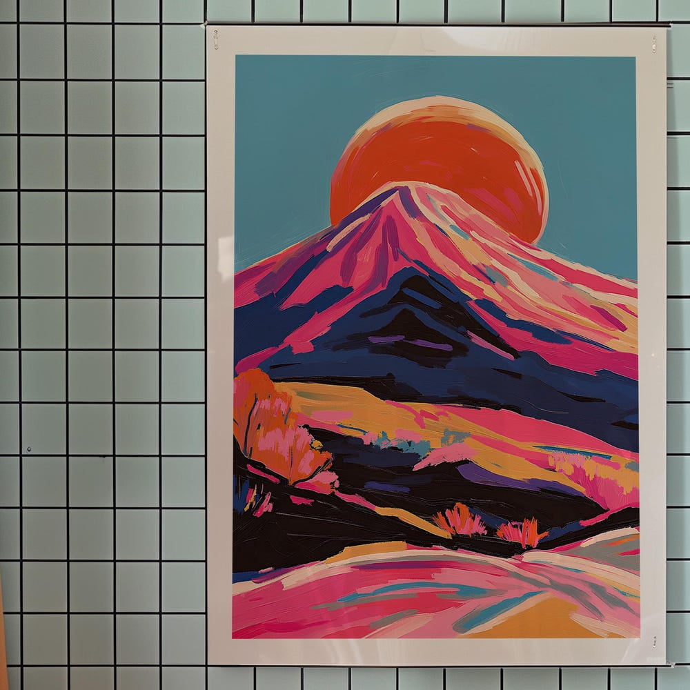 Verano Poster, Sunset Poster, Orange Wall Art, Bedroom Wall Decor ...