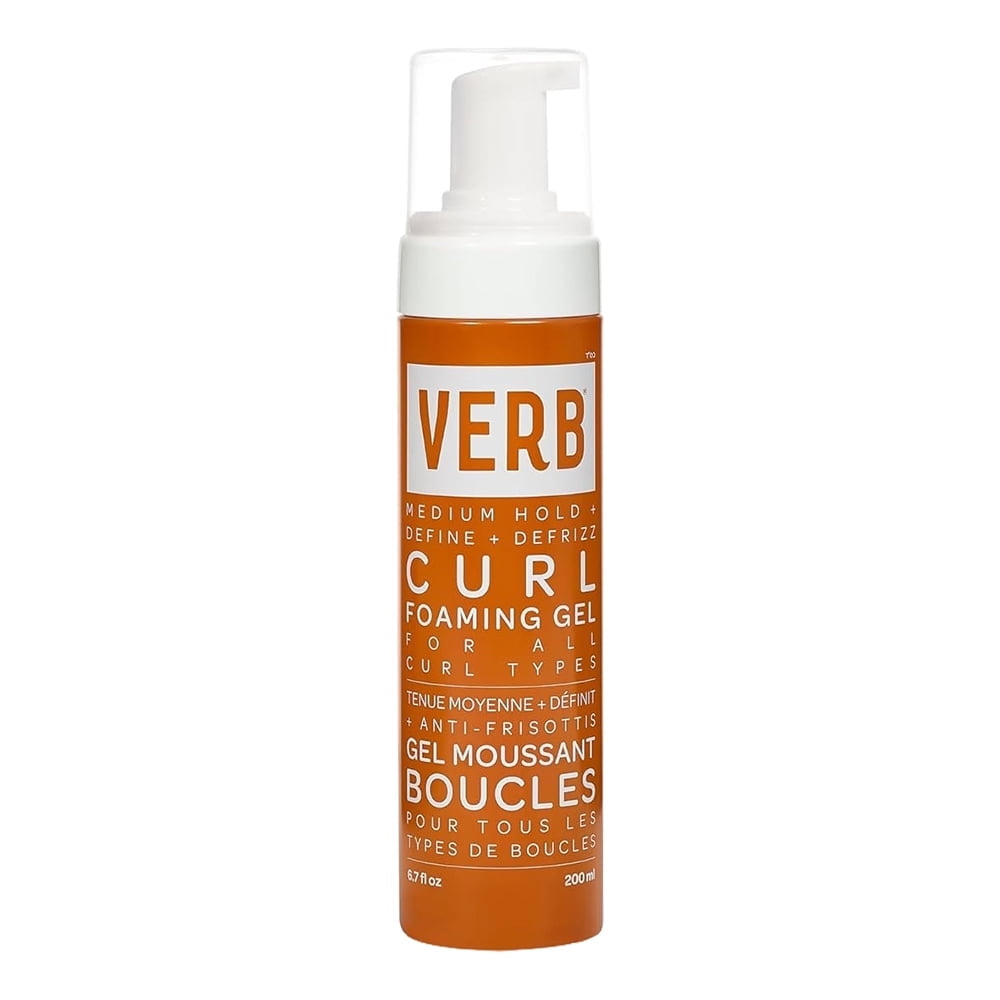 VERB Firm Hold Styling Mousse, Curl Defining Foaming Gel for Frizz ...
