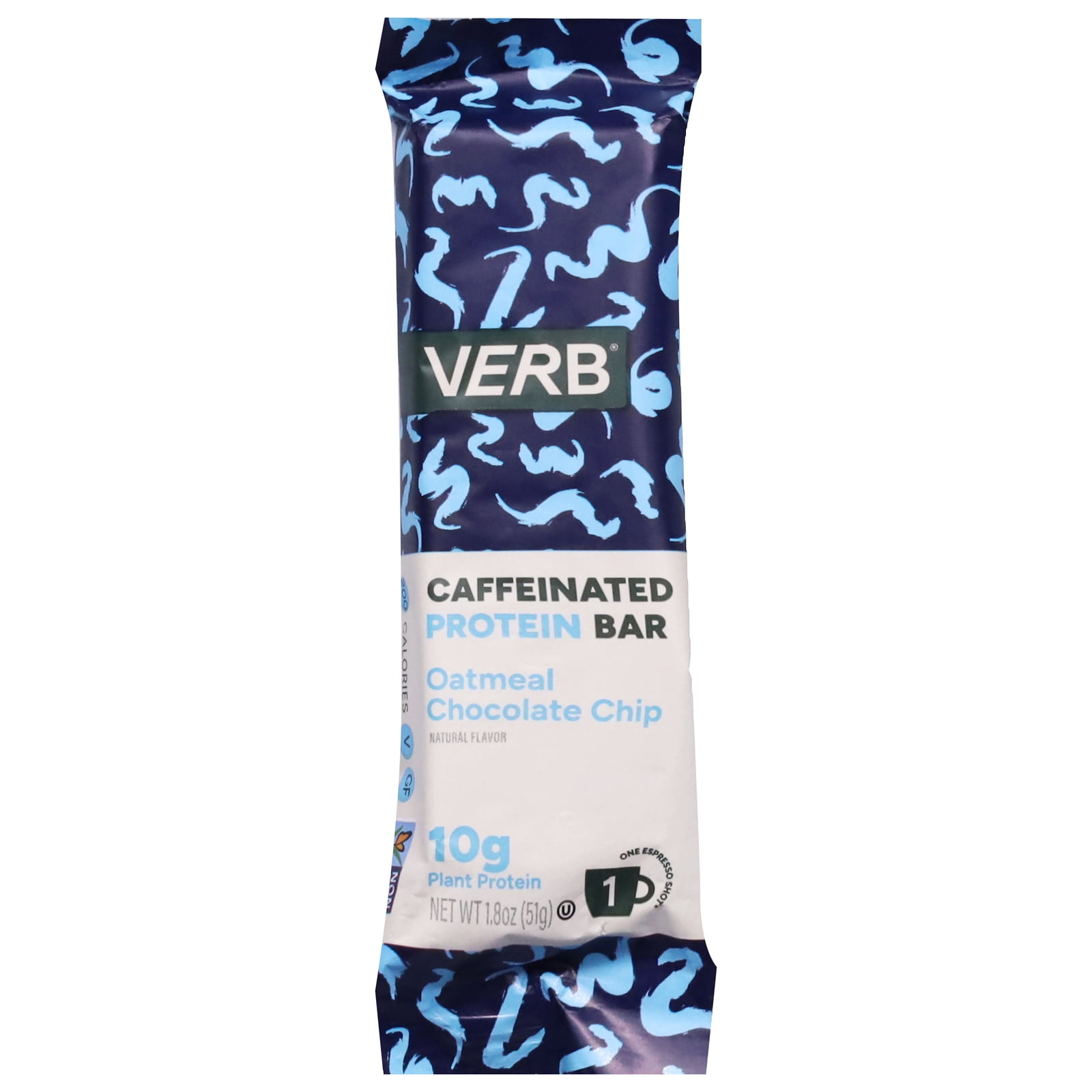Verb Energy - Prtn Bar Oatml Cchip Caff - Cs Of 12-1.8 Oz - Walmart.com