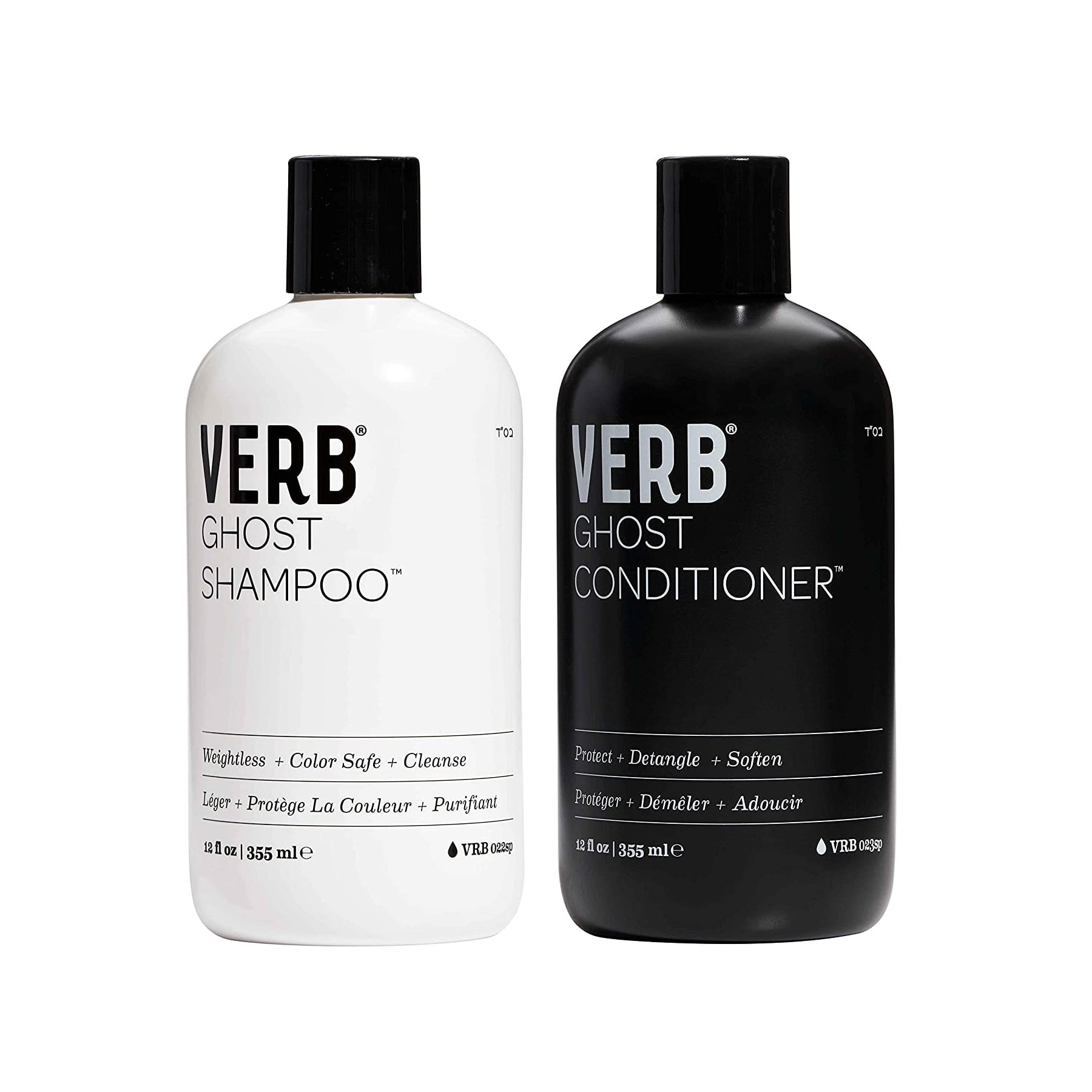 Verb GHOST Hair Shampoo and Conditioner 12 OZ DUO, Weightless ...