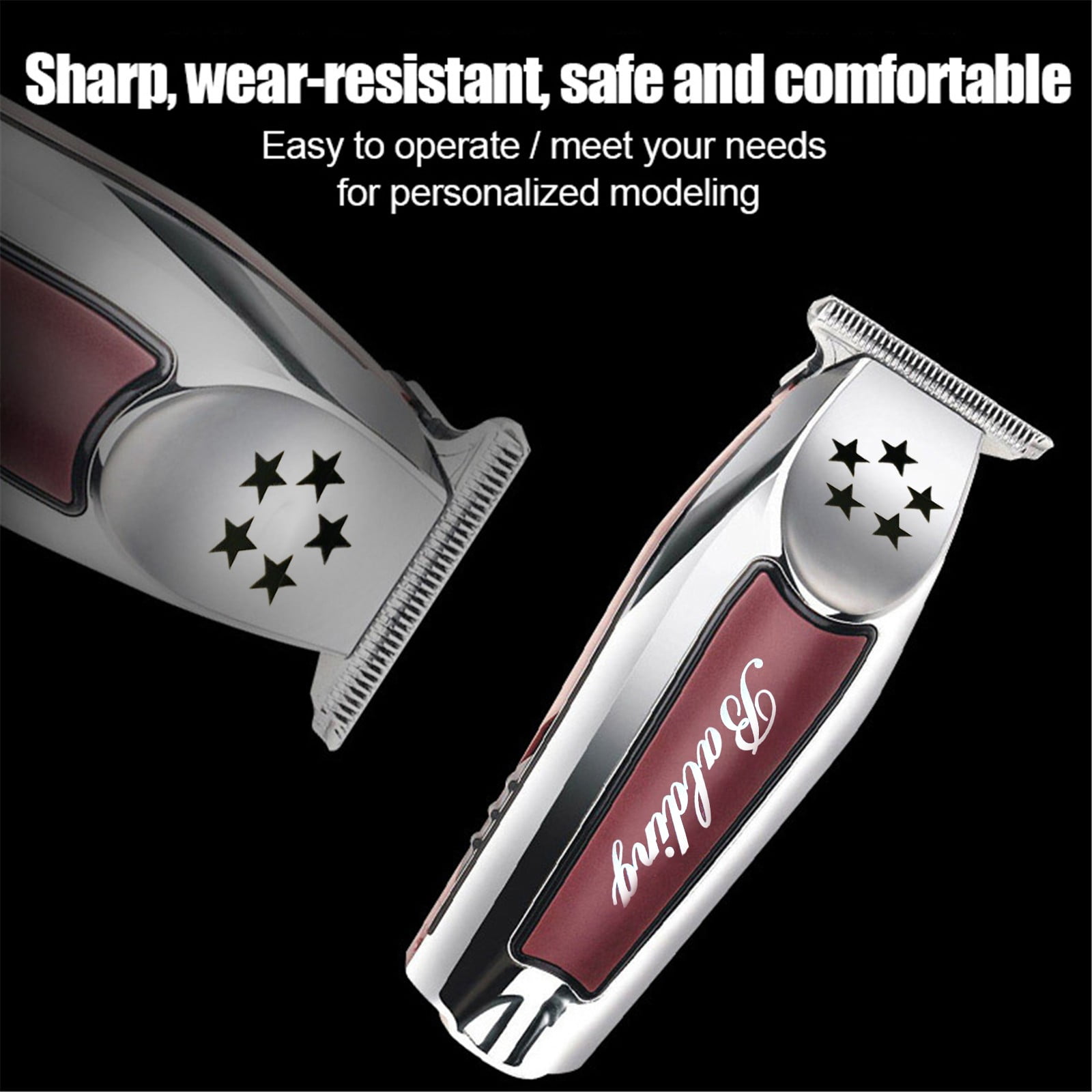 Verb Hair New pro Barber Hair push shear # 8081 Adjustable T-Wide LT ...