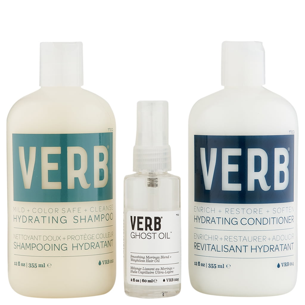 Verb Deep Moisture Hair Treatment: Hydrating Shampoo & Conditioner 12 ...