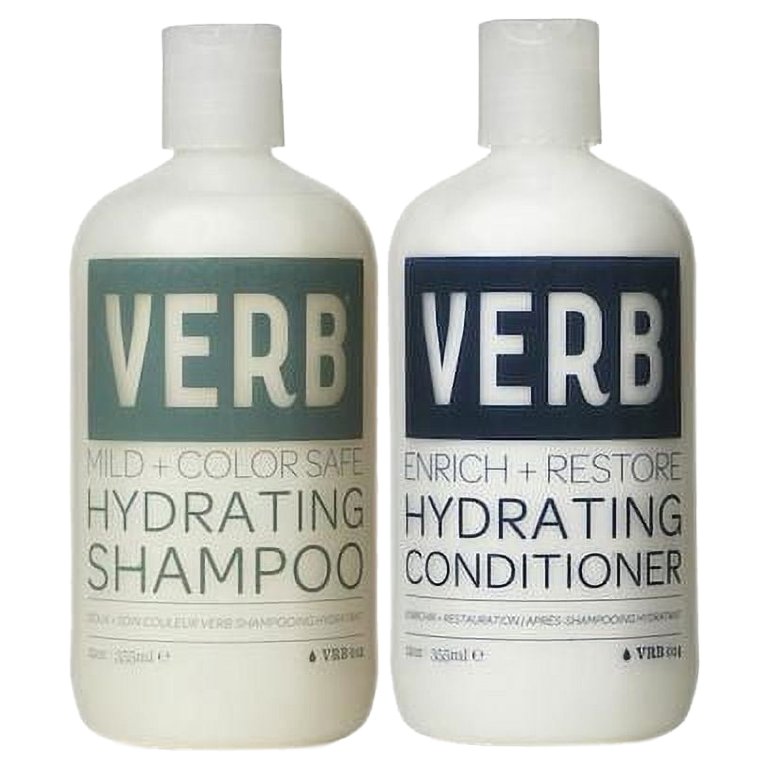 Verb Hydrating Shampoo & Conditioner Set, 12 oz each, for Dry, Damaged ...